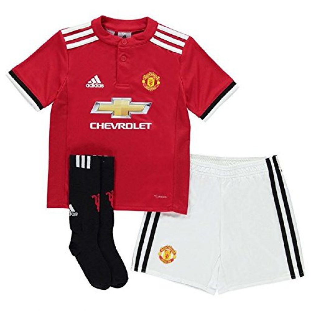 Manchester United 17/18 Home Mini Kids Replica Football Kit